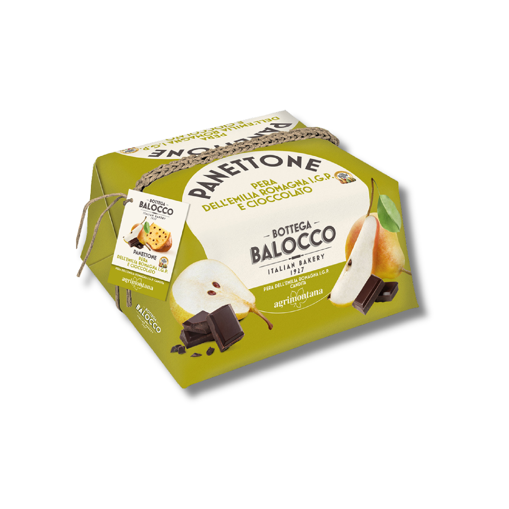 Balocco - Panettone Pere e Cioccolato - 750gr – Emporio Italia